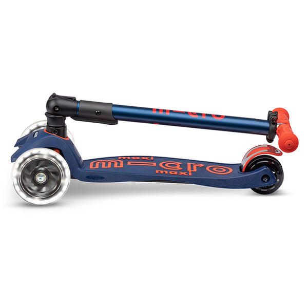 Micro Kickboard Maxi Deluxe Foldable LED Scooter | Kidsland